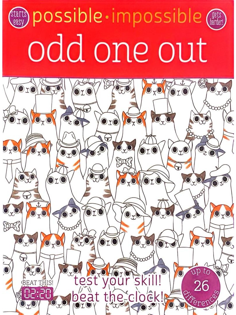 Possible Impossible - Odd One Out, up to 26 differences (Paperback ...