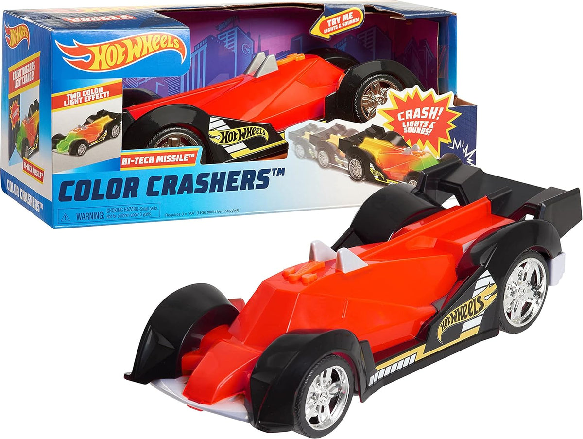 Hot Wheels Color Crashers Hi-Tech Missile – Klick Africa
