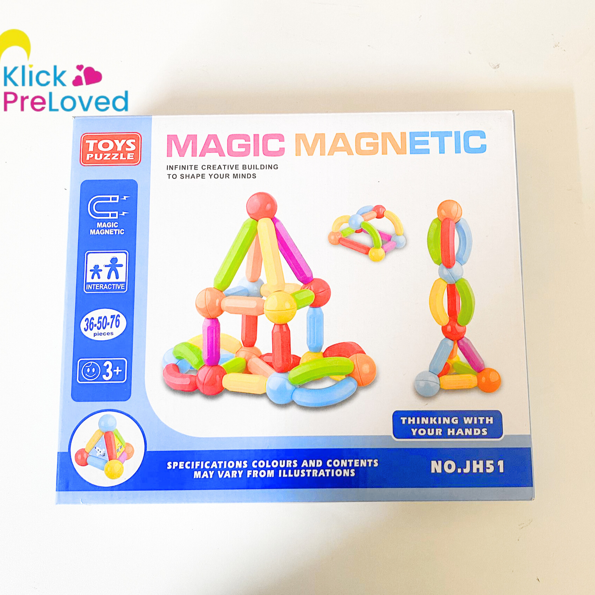 PreLoved Magic Magnectic Toy Puzzle (36 pieces) – Klick Africa
